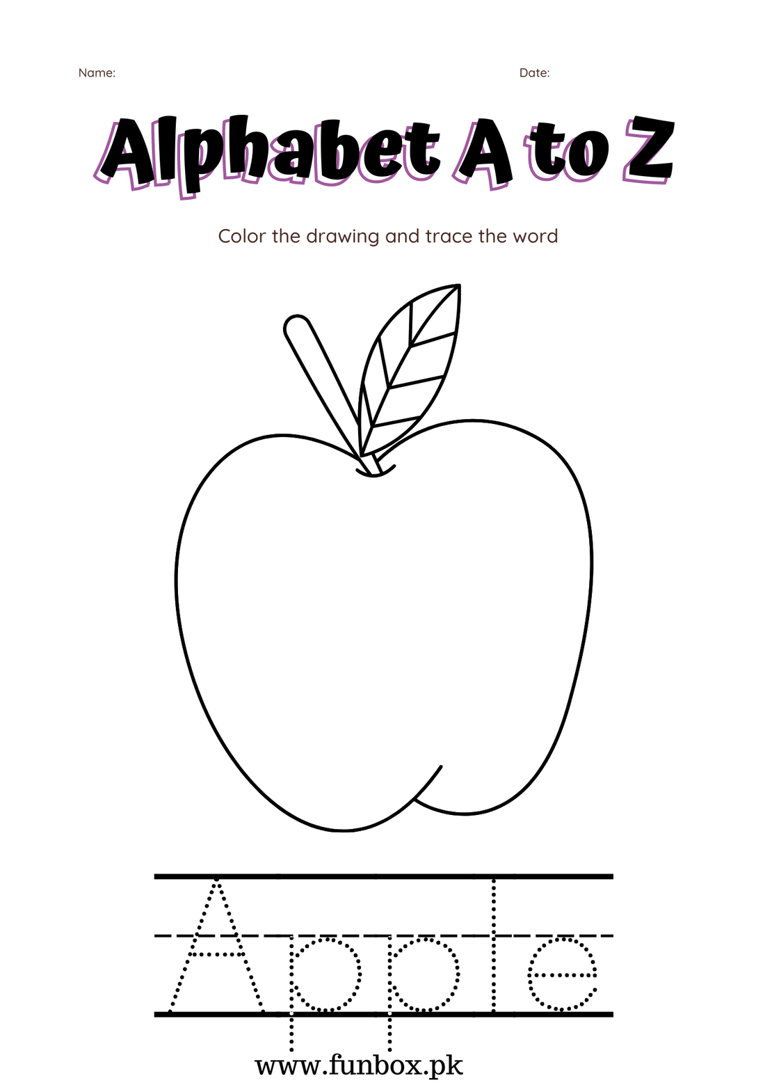Alphabet Coloring Books – FunBox