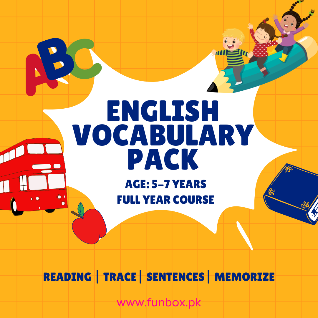 English Vocabulary Pack | AGES 5-7 – FunBox